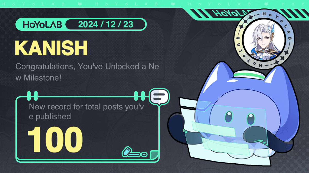 Thanks hoyo | HoYoLAB