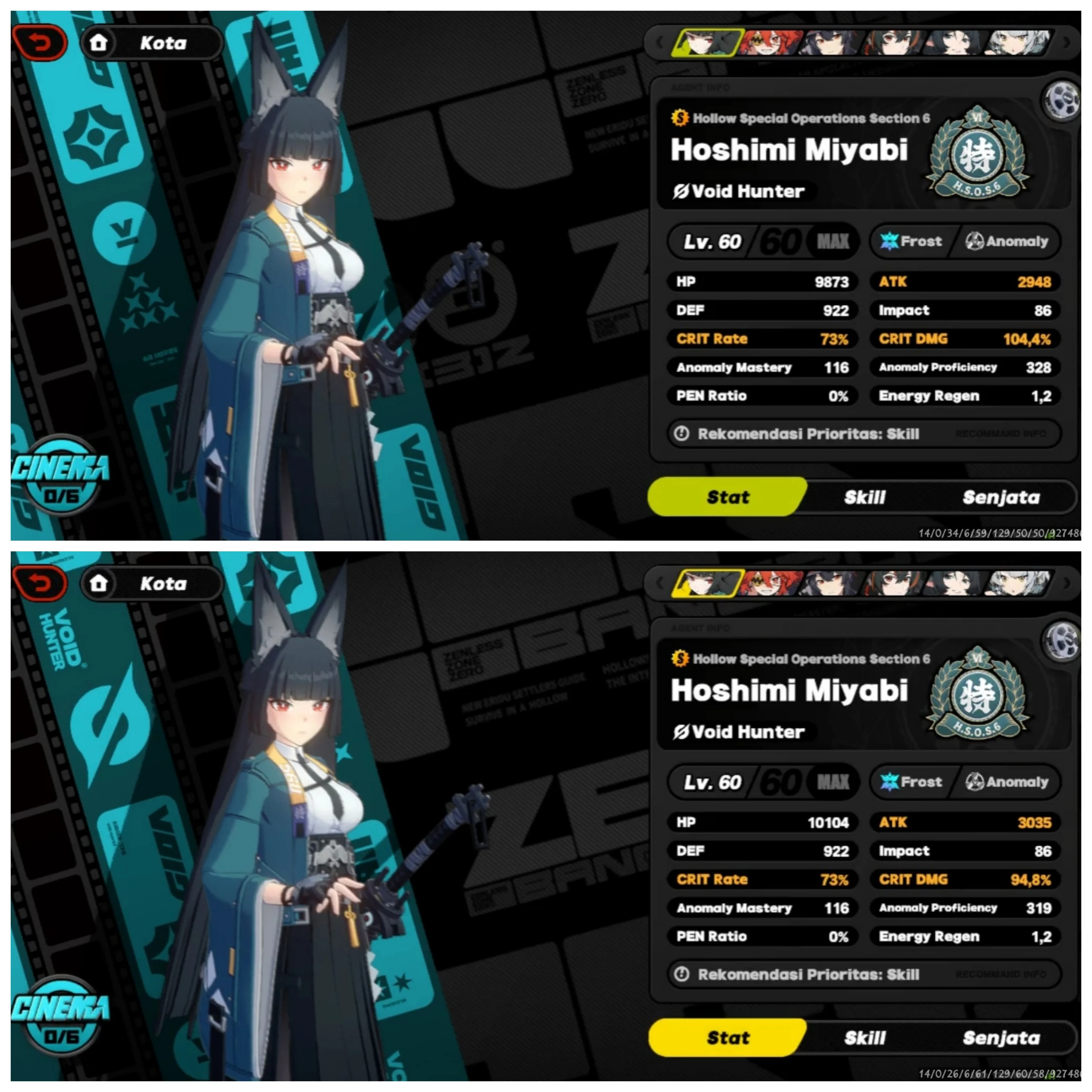 My Miyabi build... Zenless Zone Zero | HoYoLAB