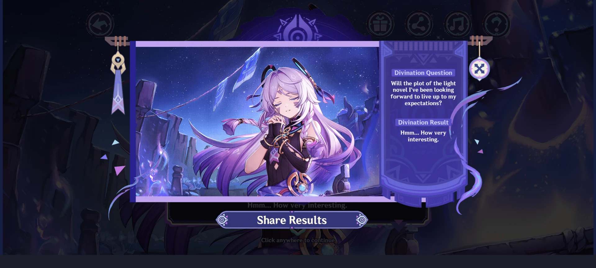 She finally changed the answers Genshin Impact | HoYoLAB