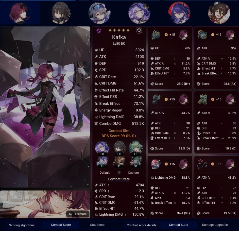 rate my kafka build Honkai: Star Rail | HoYoLAB