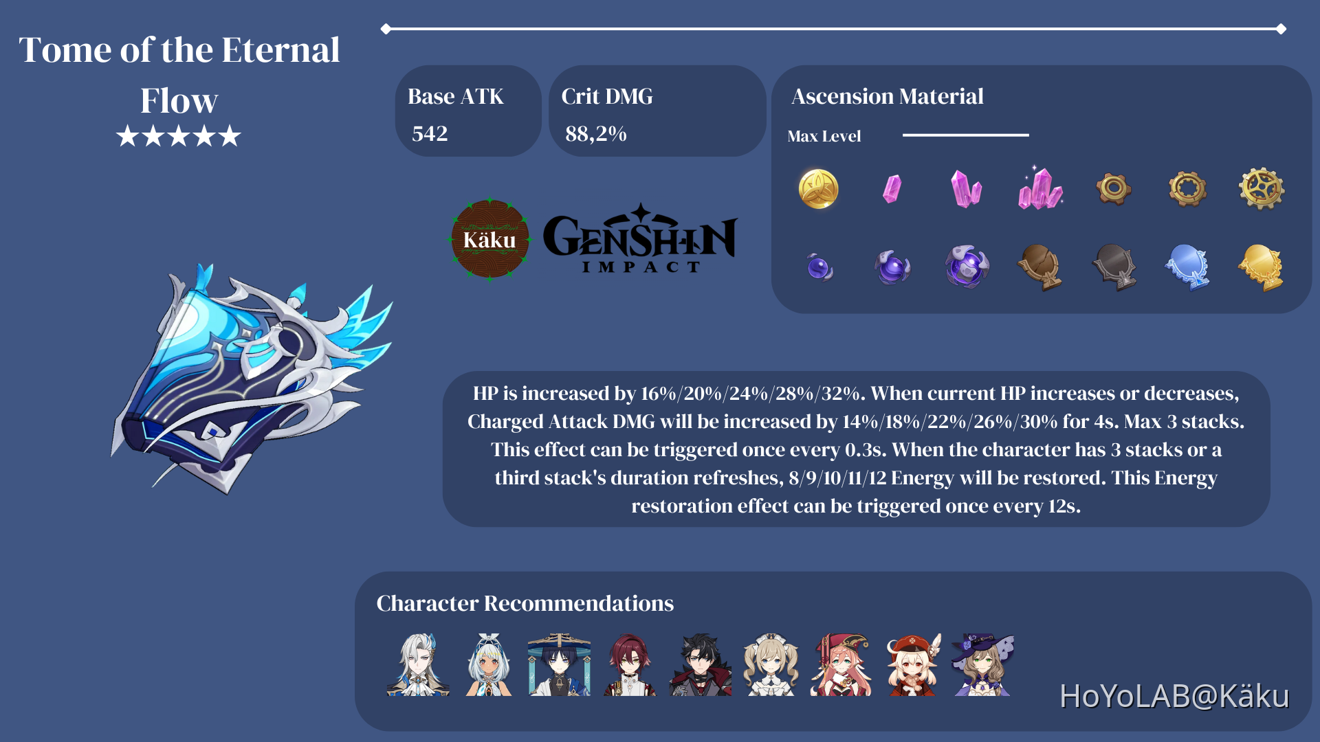 Tome of the Eternal Flow - Weapon Guide Genshin Impact | HoYoLAB