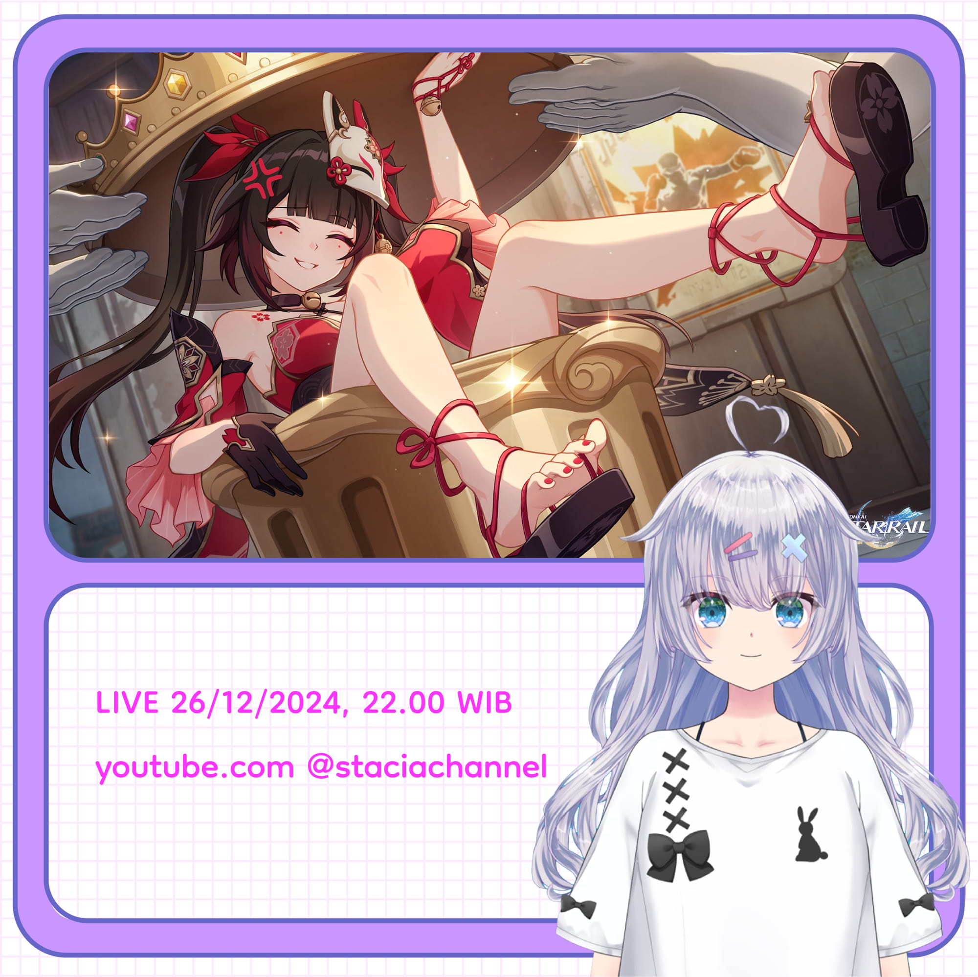 【Honkai Impact 3/Random Play】 v7.9 Permainan Antar Bintang 🎮26/12 【Stacia Channel】 Honkai Impact ...