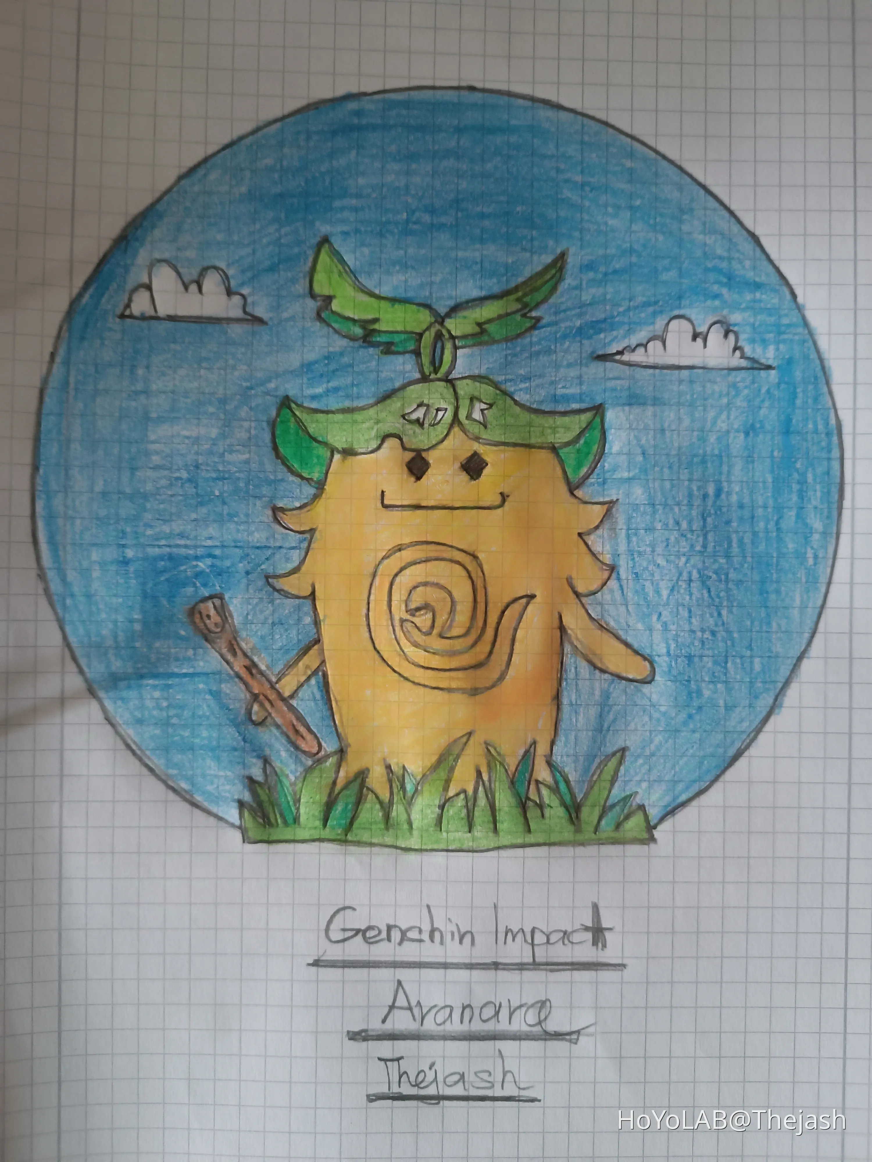 I drew an Aranara. Genshin Impact | HoYoLAB