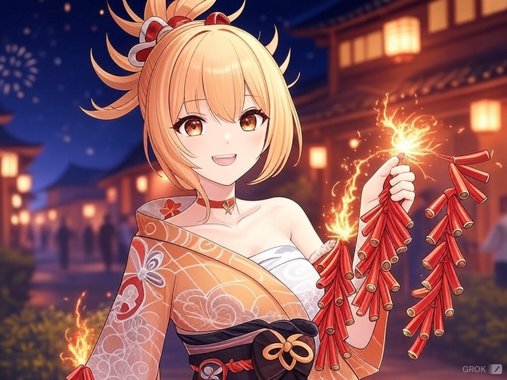 Yoimiya after seeing Aether Genshin Impact | HoYoLAB