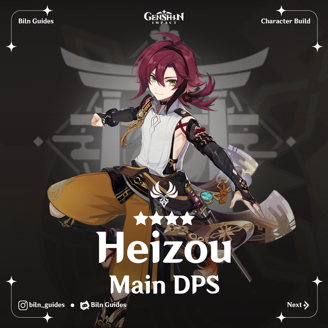 (5.2) Heizou Build Guide as Main DPS Genshin Impact | HoYoLAB