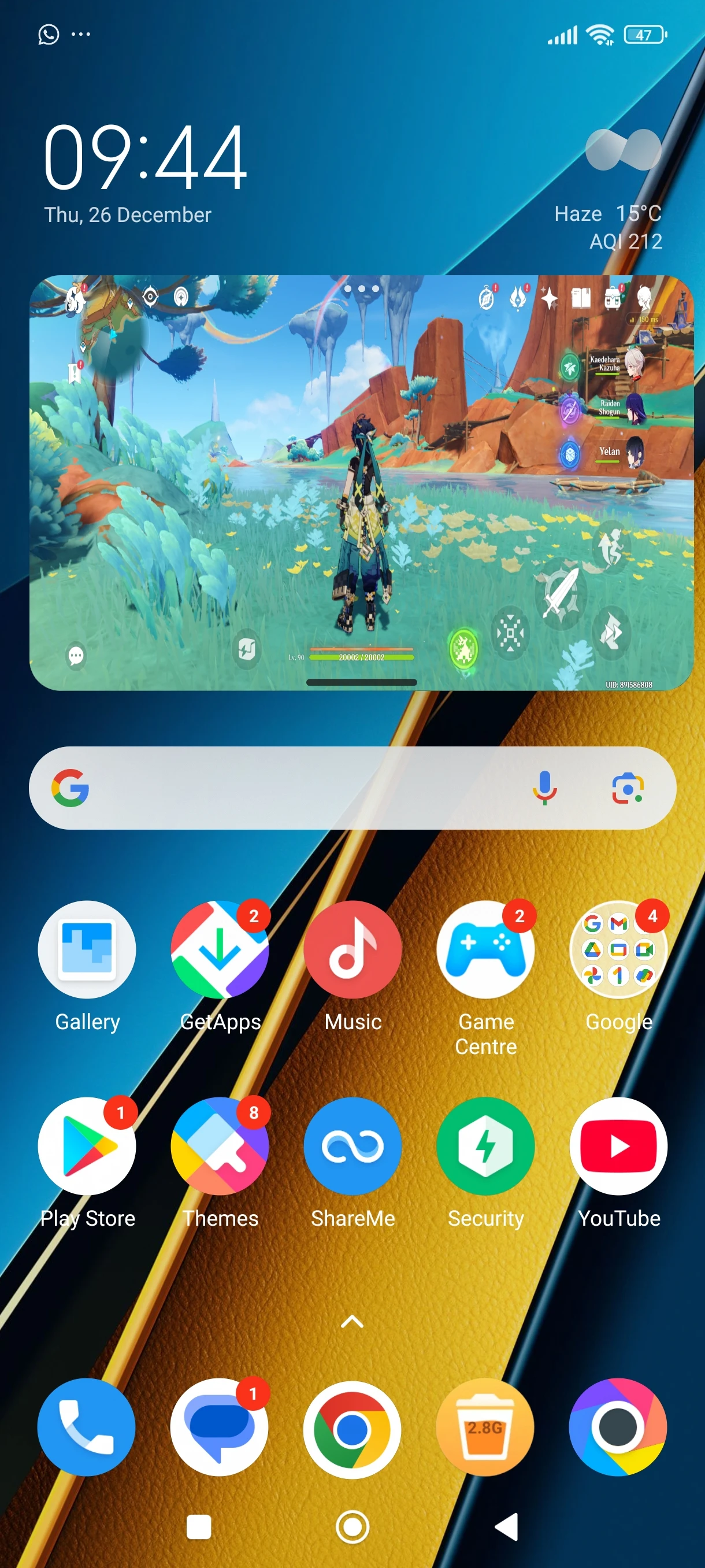 Playing genshin on my home screen Genshin Impact | HoYoLAB