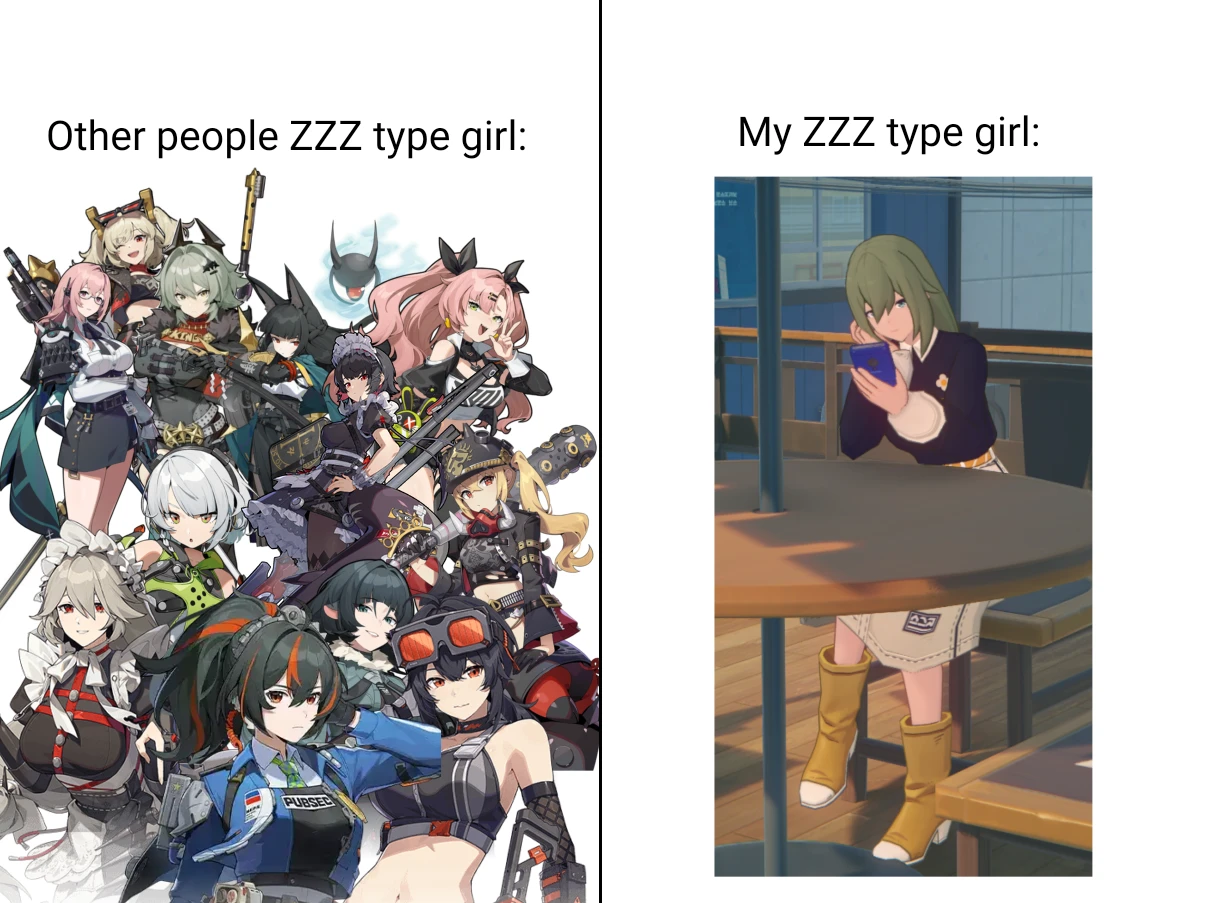 My type of ZZZ girl's. Zenless Zone Zero | HoYoLAB
