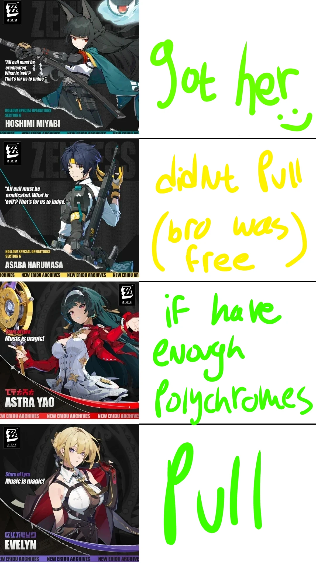 zzz pulls rn Zenless Zone Zero | HoYoLAB