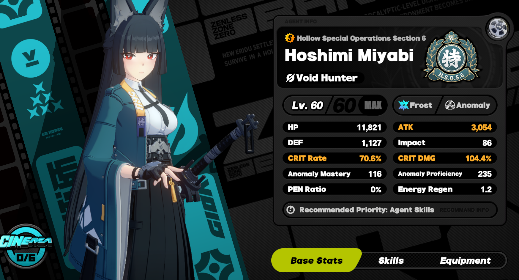 day 1 miyabi stats Zenless Zone Zero | HoYoLAB