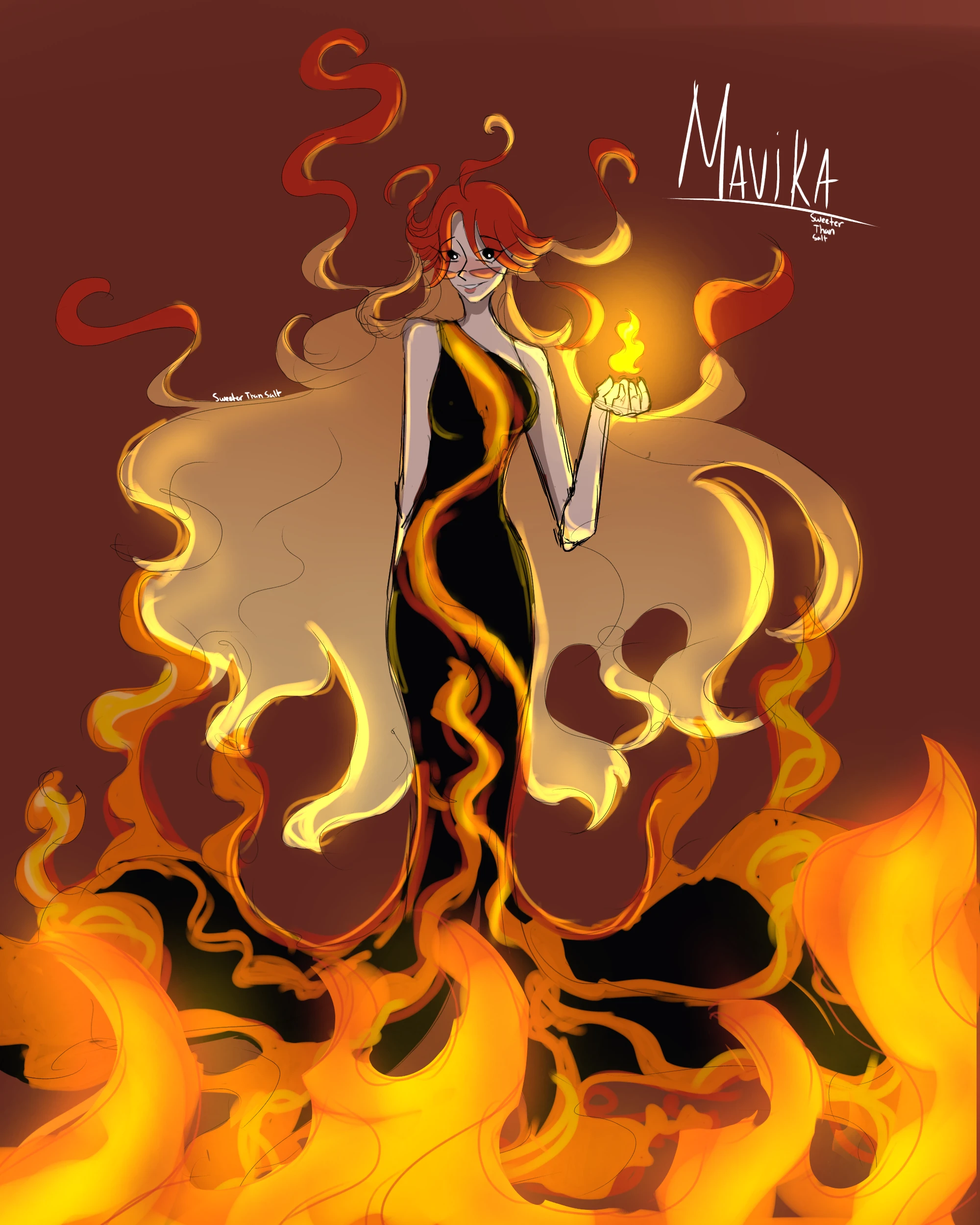 Mavuika art challenge! Genshin Impact | HoYoLAB