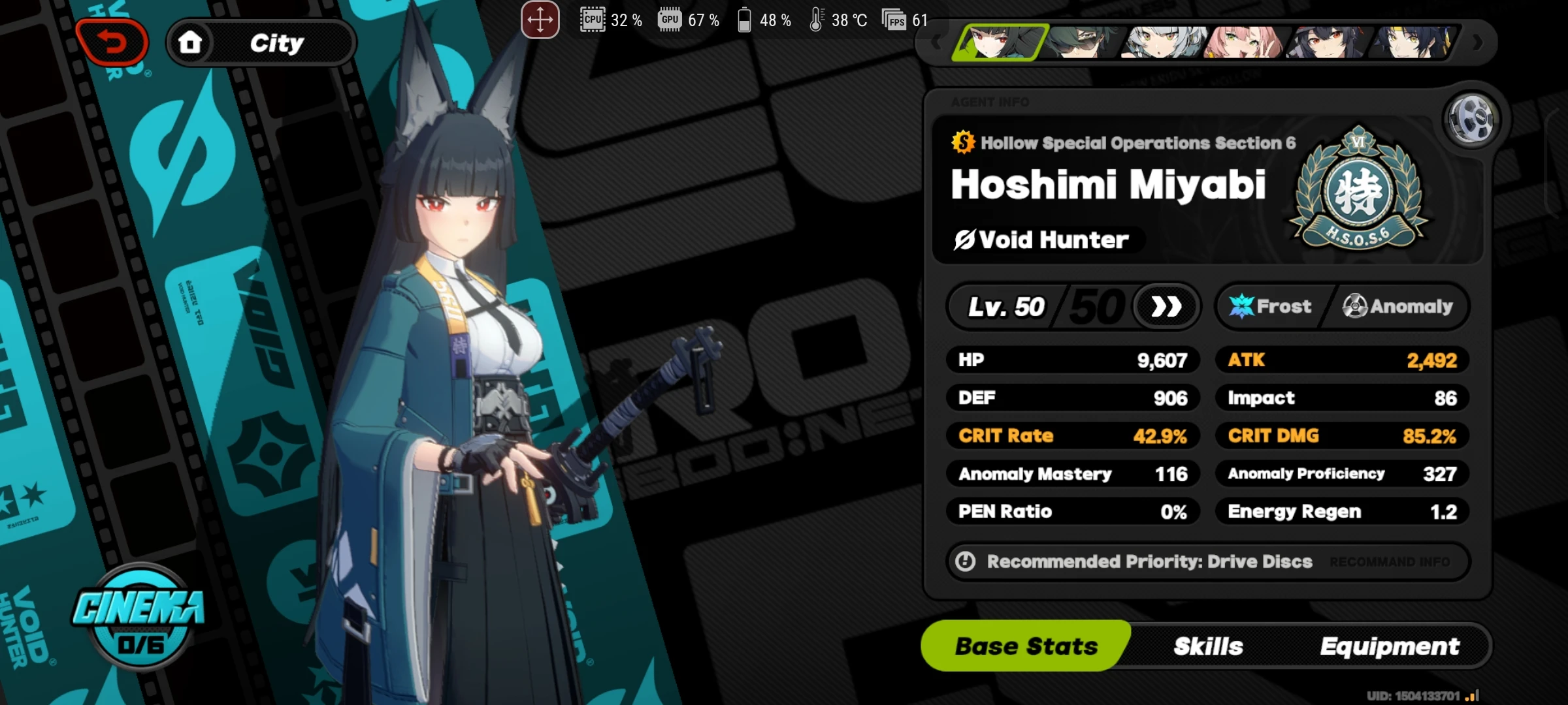 My best sets so far? Zenless Zone Zero | HoYoLAB