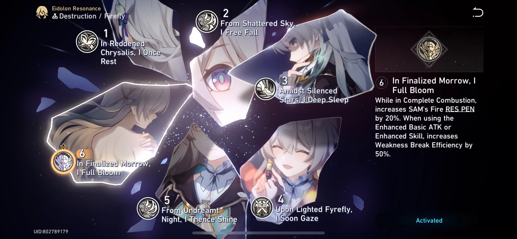 From E4 to E6 Firefly Honkai: Star Rail | HoYoLAB
