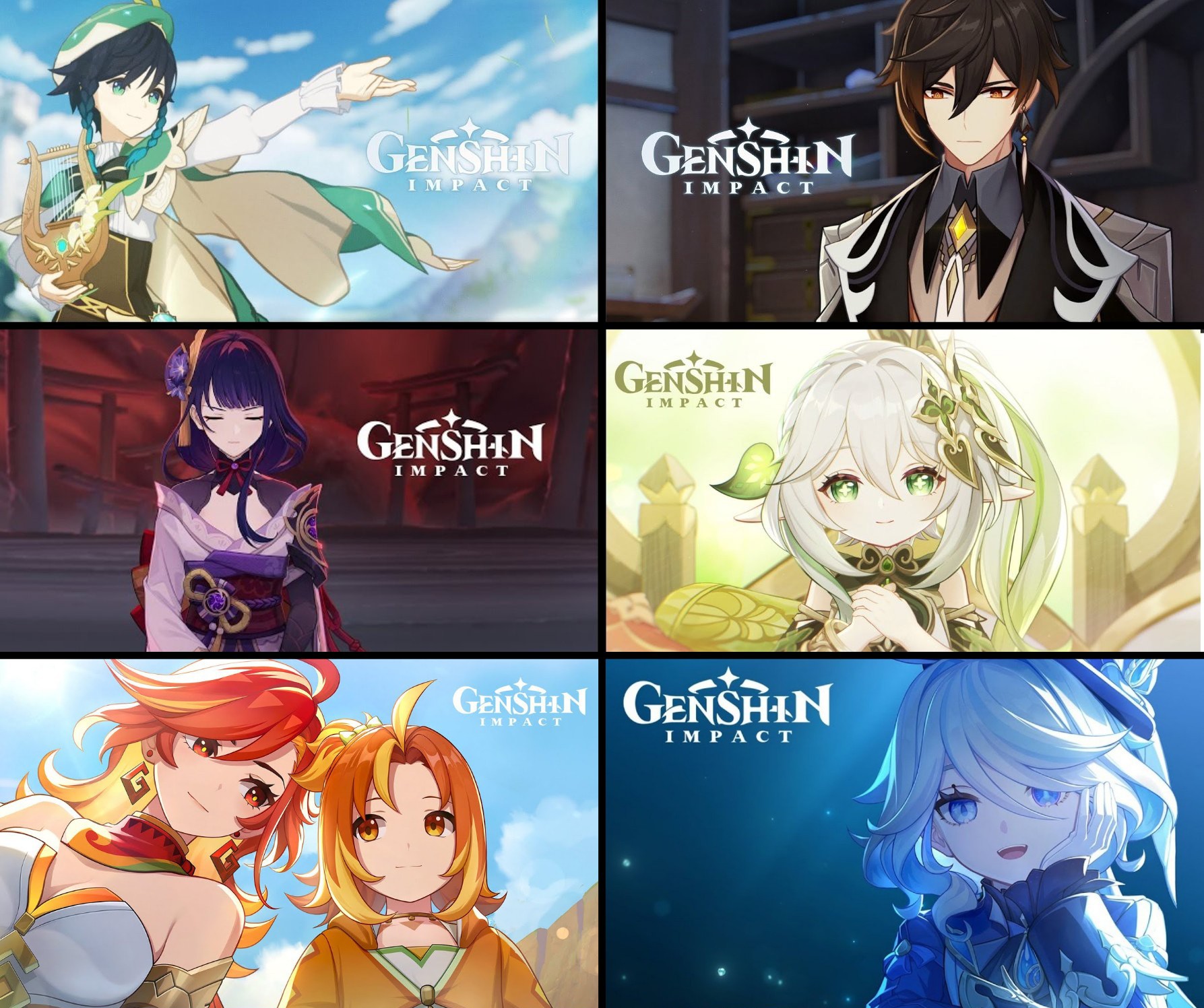 All Archon teasers Genshin Impact | HoYoLAB