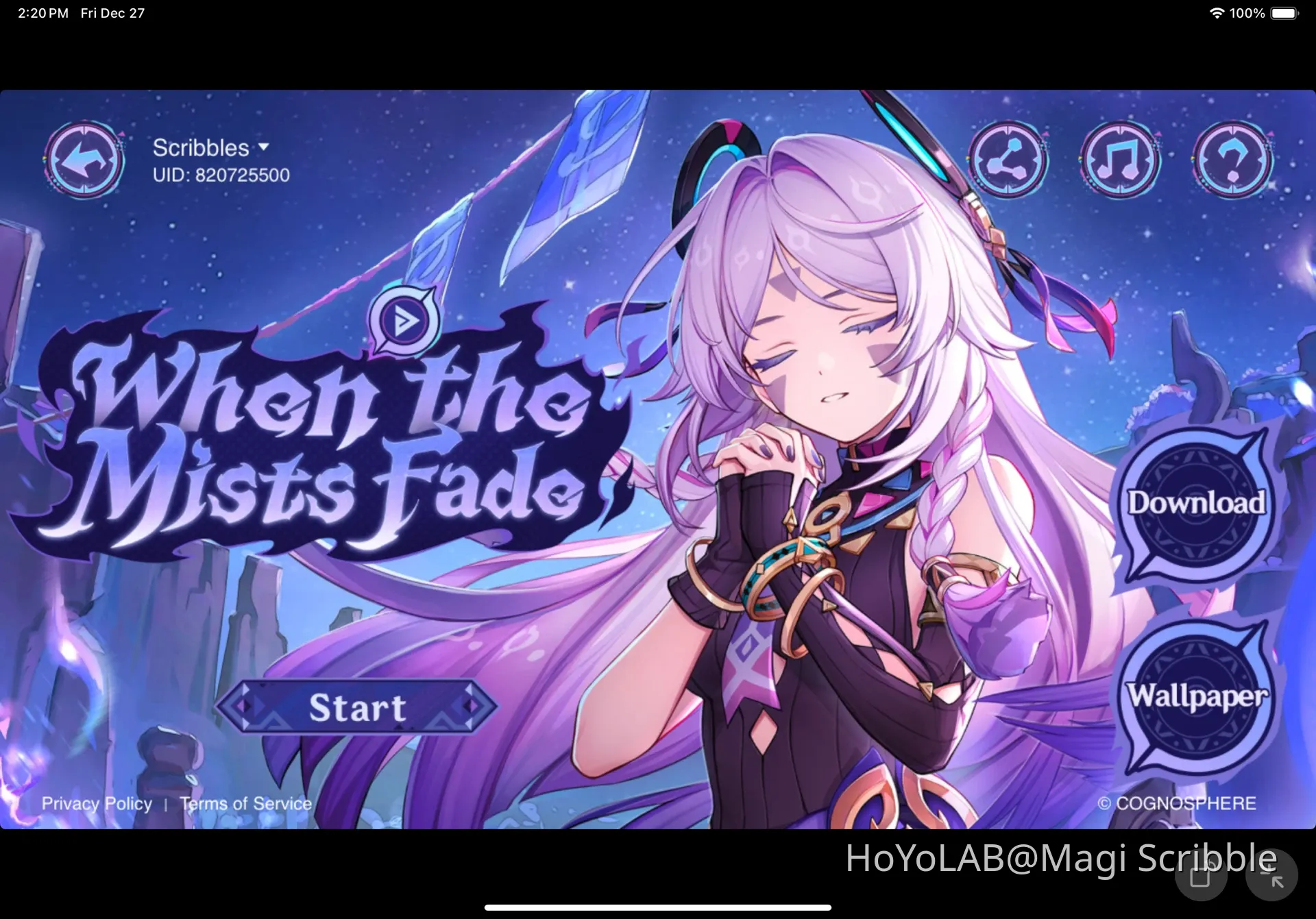 When the Mists Fade web event Genshin Impact | HoYoLAB