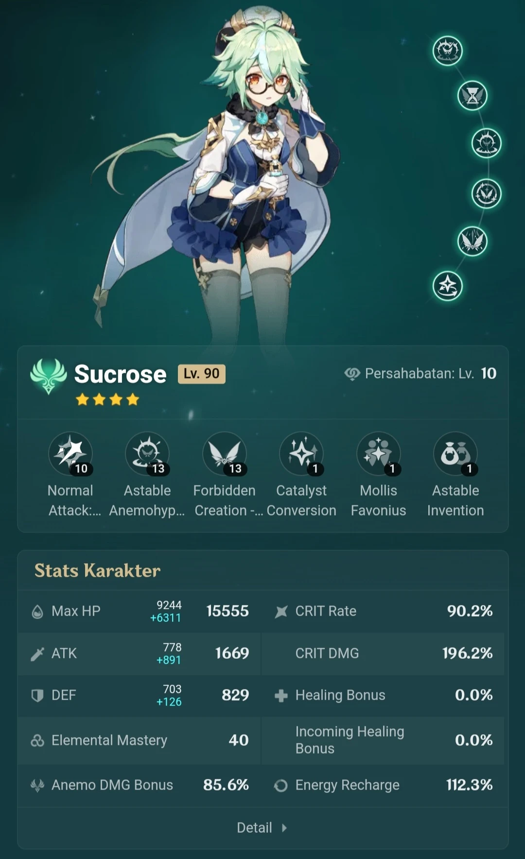 Sucrose Build Genshin Impact | HoYoLAB