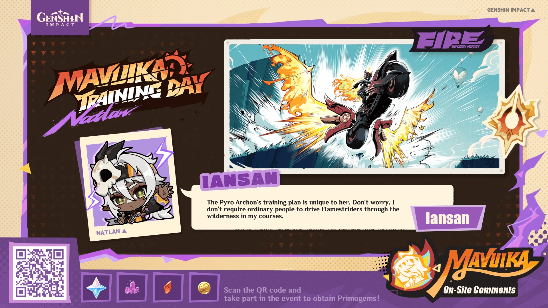 MAVUIKA TRAINING DAY EVENT Genshin Impact | HoYoLAB