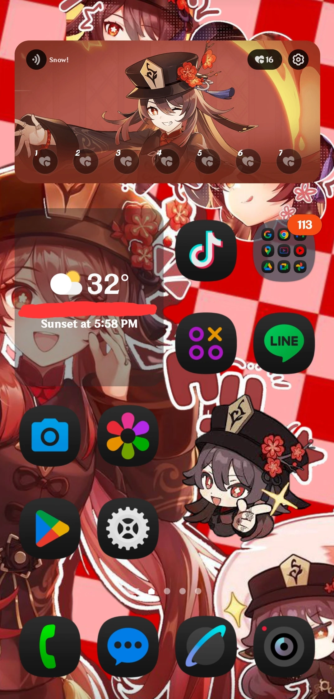 my new home screen Genshin Impact | HoYoLAB