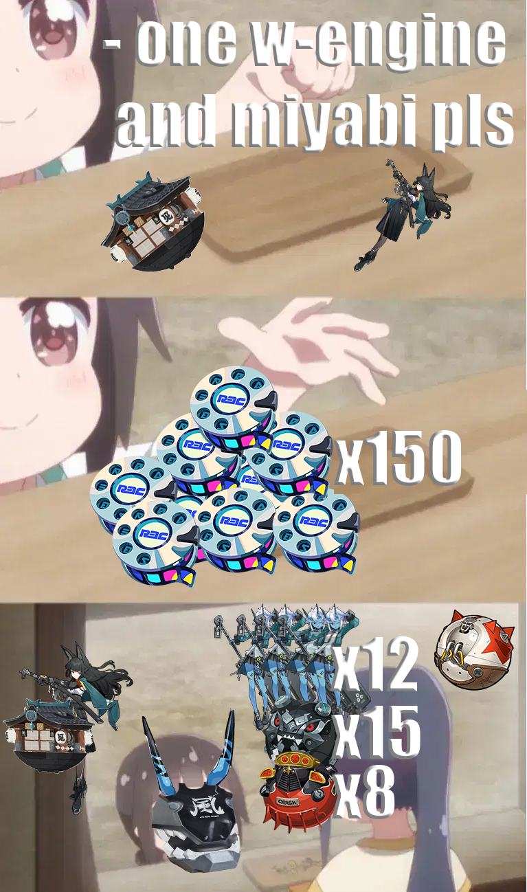 50 for Miyabi 100 for w-engine, best luck ever Zenless Zone Zero | HoYoLAB