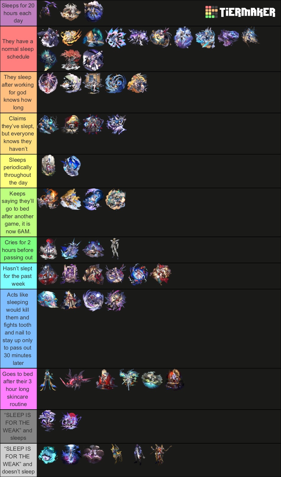 WHEN THE HSR CAST SLEEPS BECAUSE I GOT BORED Honkai: Star Rail | HoYoLAB