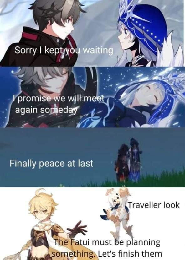 Did anyone found these two infamous Fatui guards at Inazuma[ I really ...