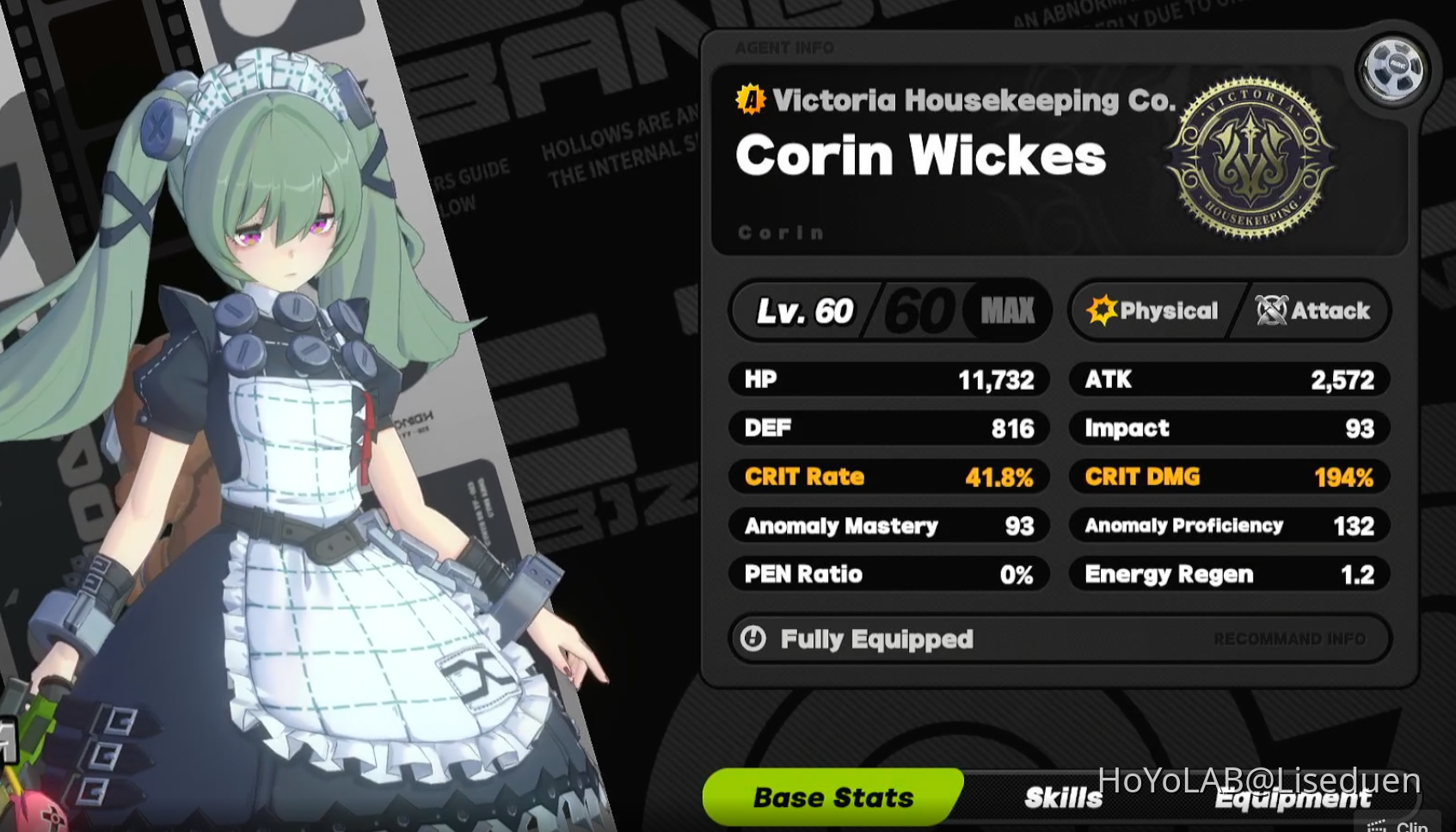 My Corin Zenless Zone Zero | HoYoLAB