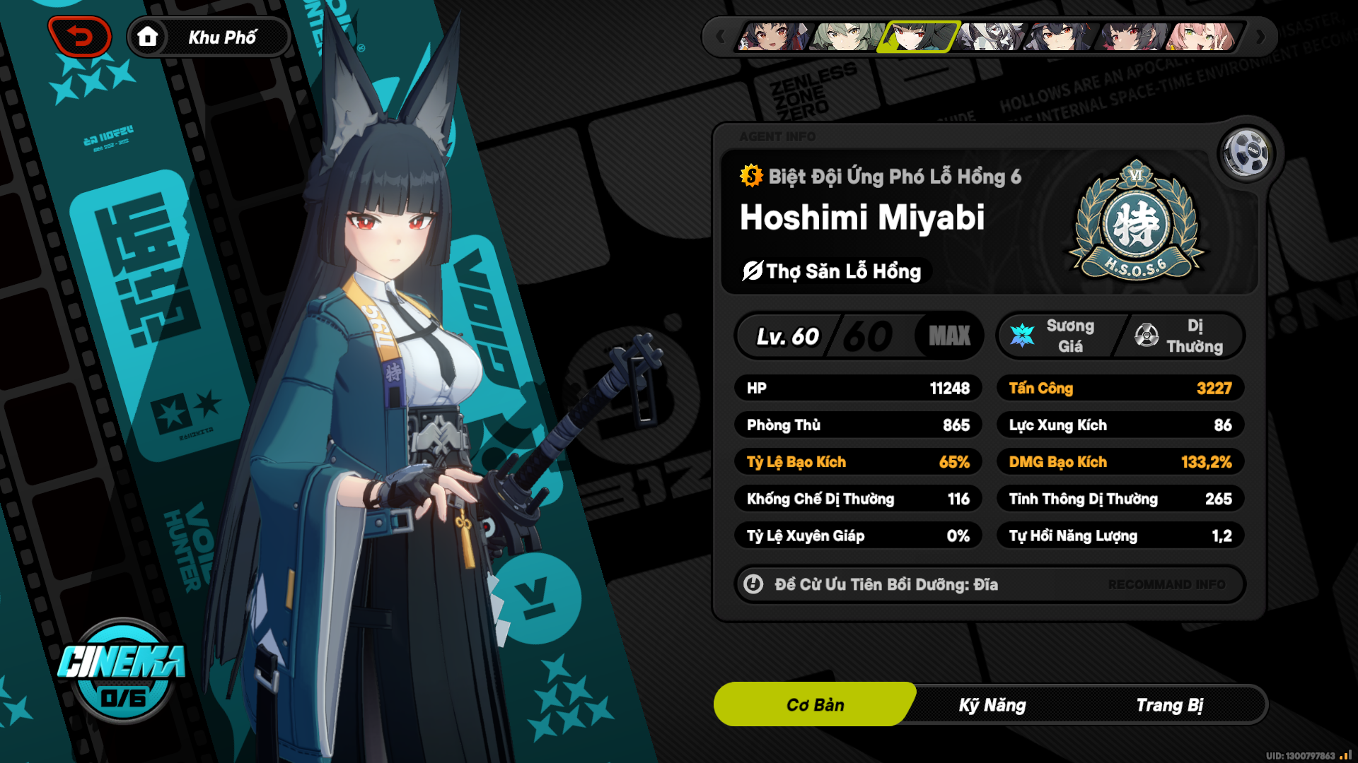 Xin ý kiến build Miyabi Zenless Zone Zero | HoYoLAB