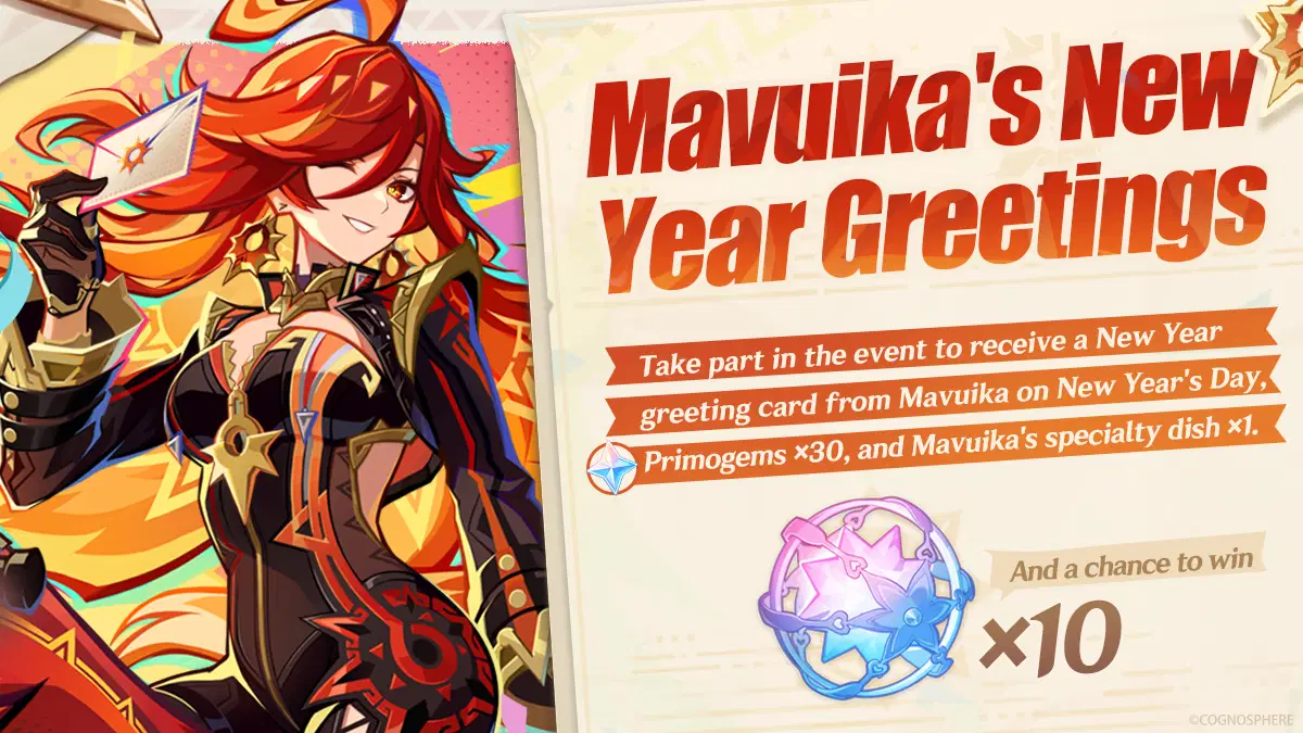 Mavuika's New Year Greetings GOOD LUCK TO ALL :) (DAWEI PLEASE GIMMIE ...