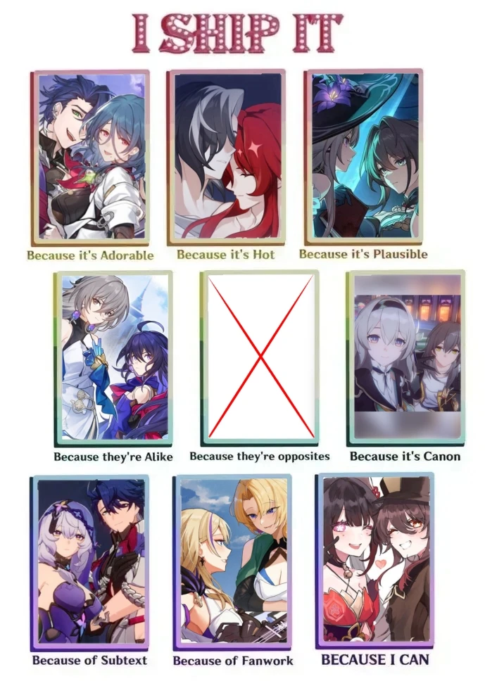 I ship it because... Honkai: Star Rail | HoYoLAB