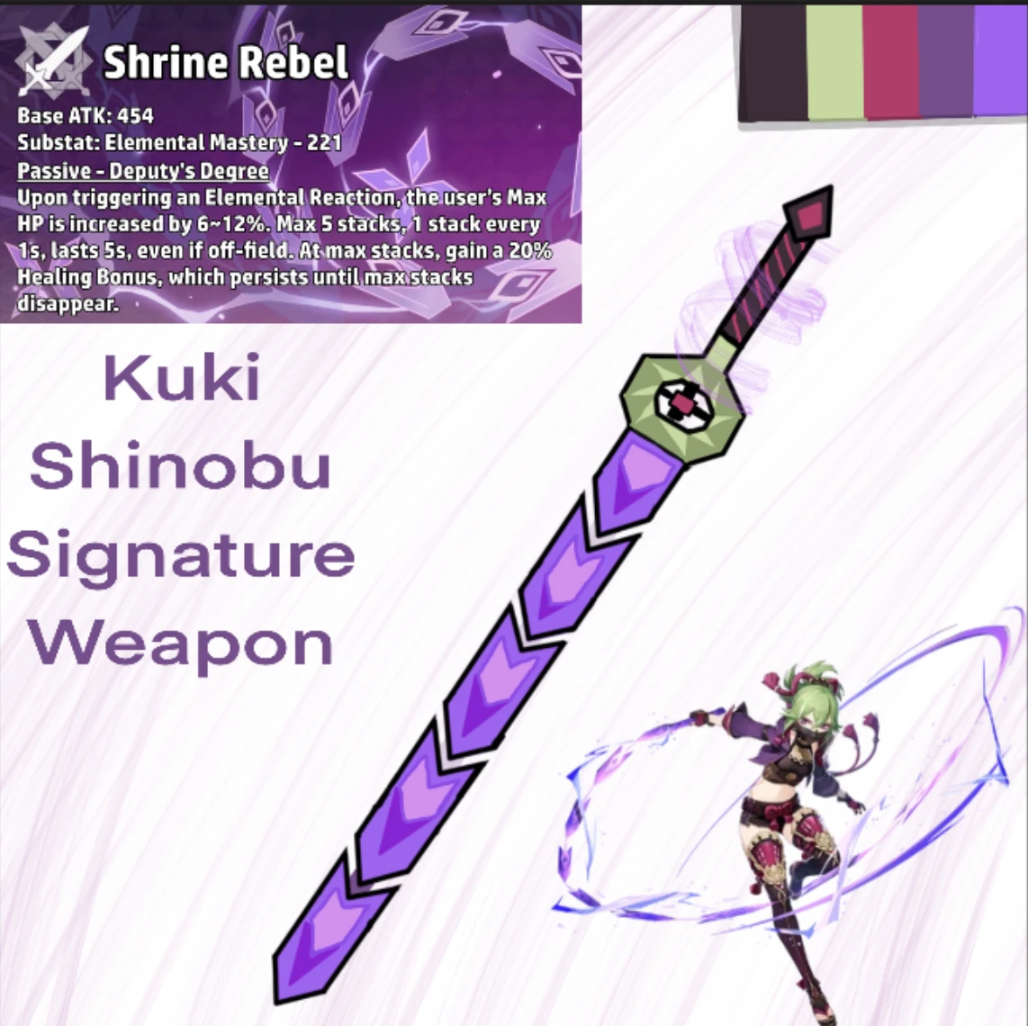 4 star Signature Weapons #1:Noelle and Kuki Genshin Impact | HoYoLAB