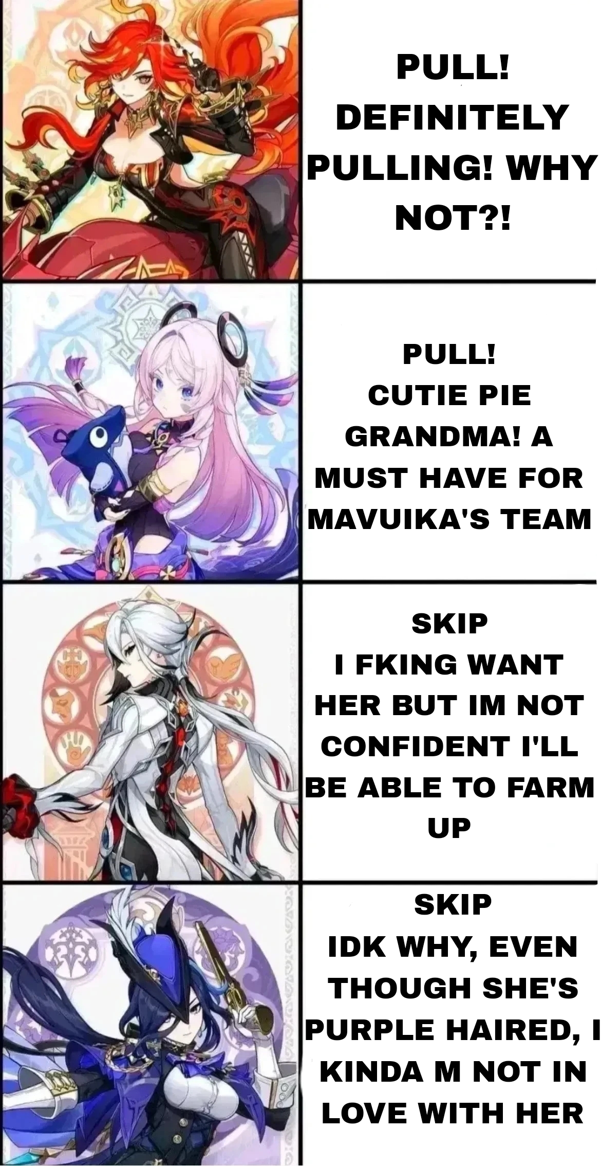 Pull and skip plans Genshin Impact | HoYoLAB