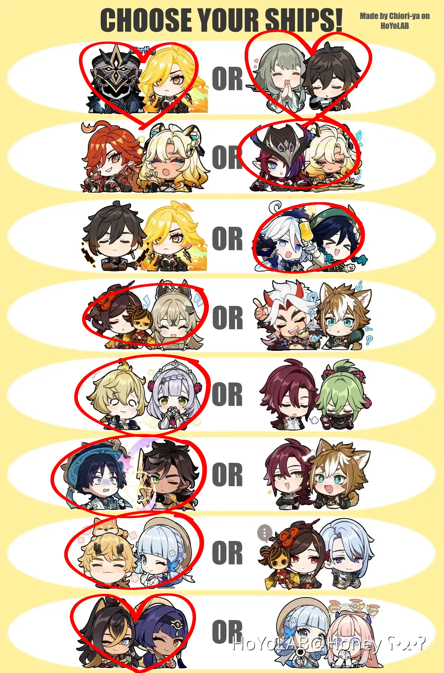 choose your ships! Genshin Impact | HoYoLAB