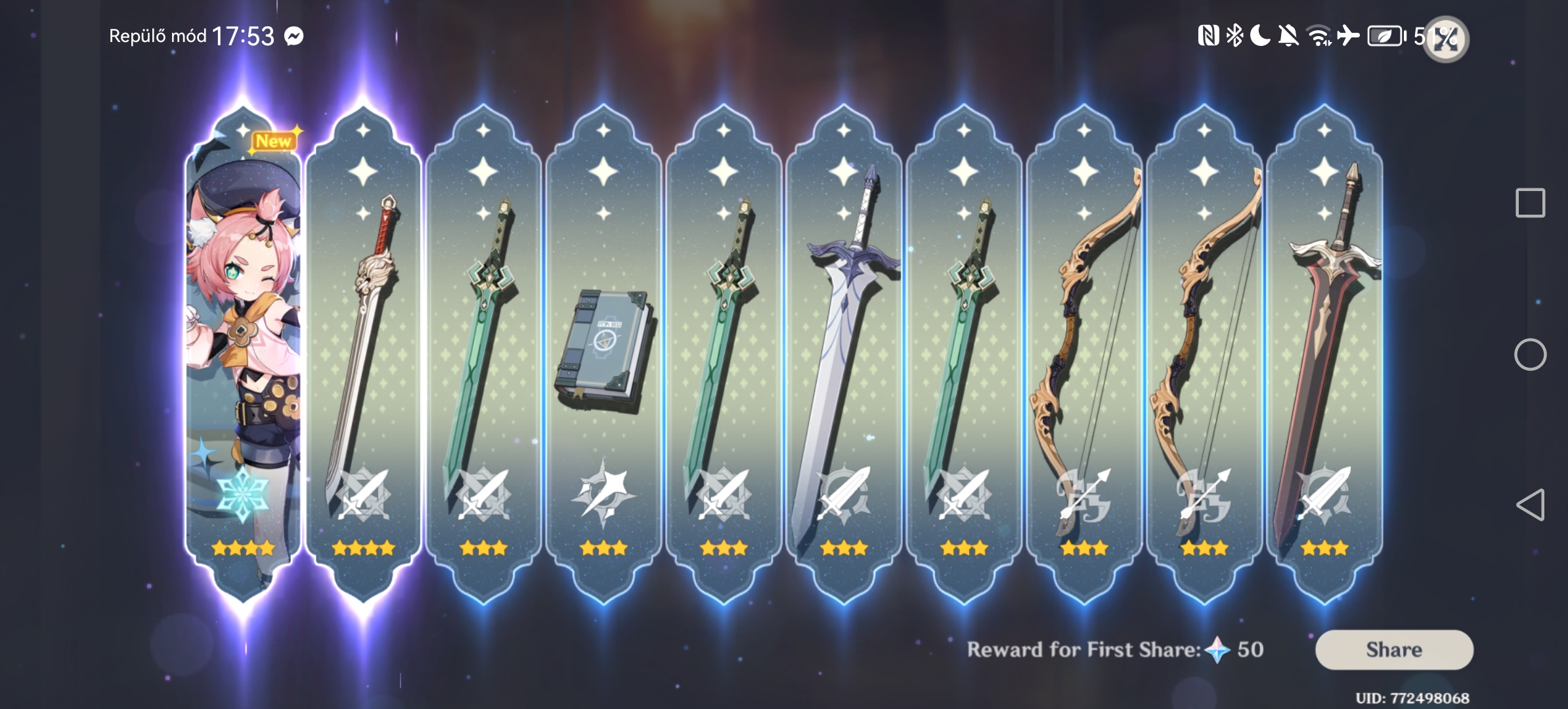 Well...um...that was unexecpted😅 just pity 11 pulls. Genshin Impact ...