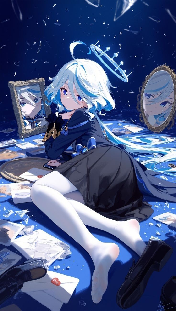 Furina in black Genshin Impact | HoYoLAB