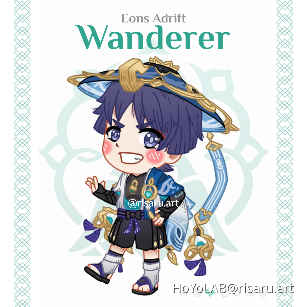 Chibi Wanderer by me Genshin Impact | HoYoLAB