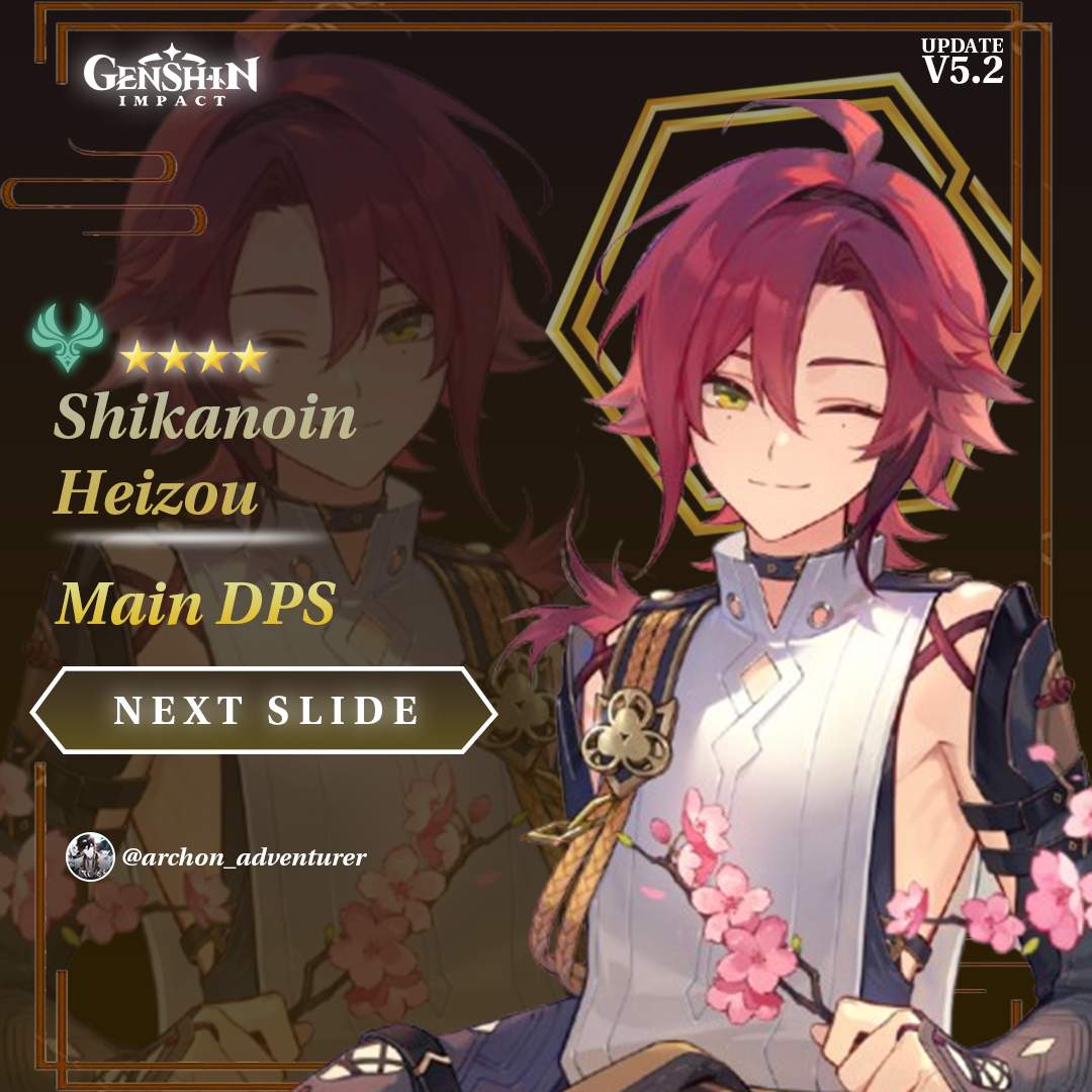Heizou [Main DPS] Build Guide Genshin Impact | HoYoLAB