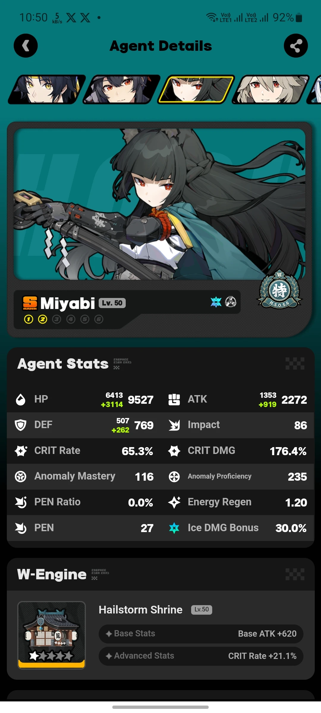 UPDATED MIYABI(M2) BUILD Zenless Zone Zero | HoYoLAB