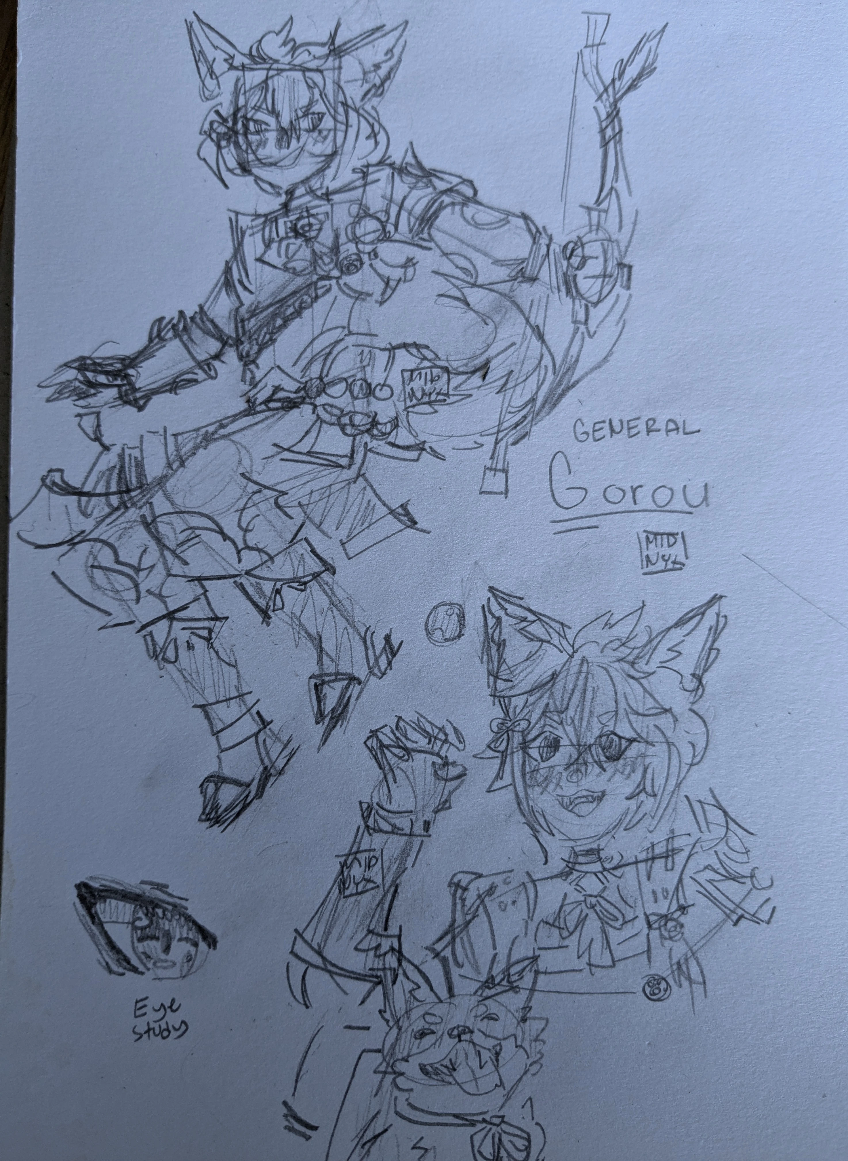 Drawing Every Genshin Character (Day 42: Gorou) Genshin Impact | HoYoLAB