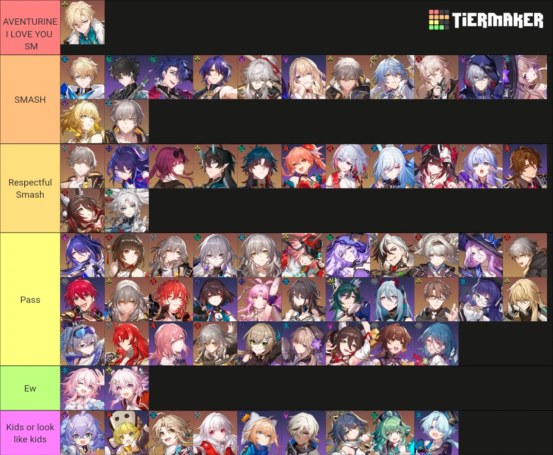 Smash or Pass - Hsr Edition Honkai: Star Rail | HoYoLAB