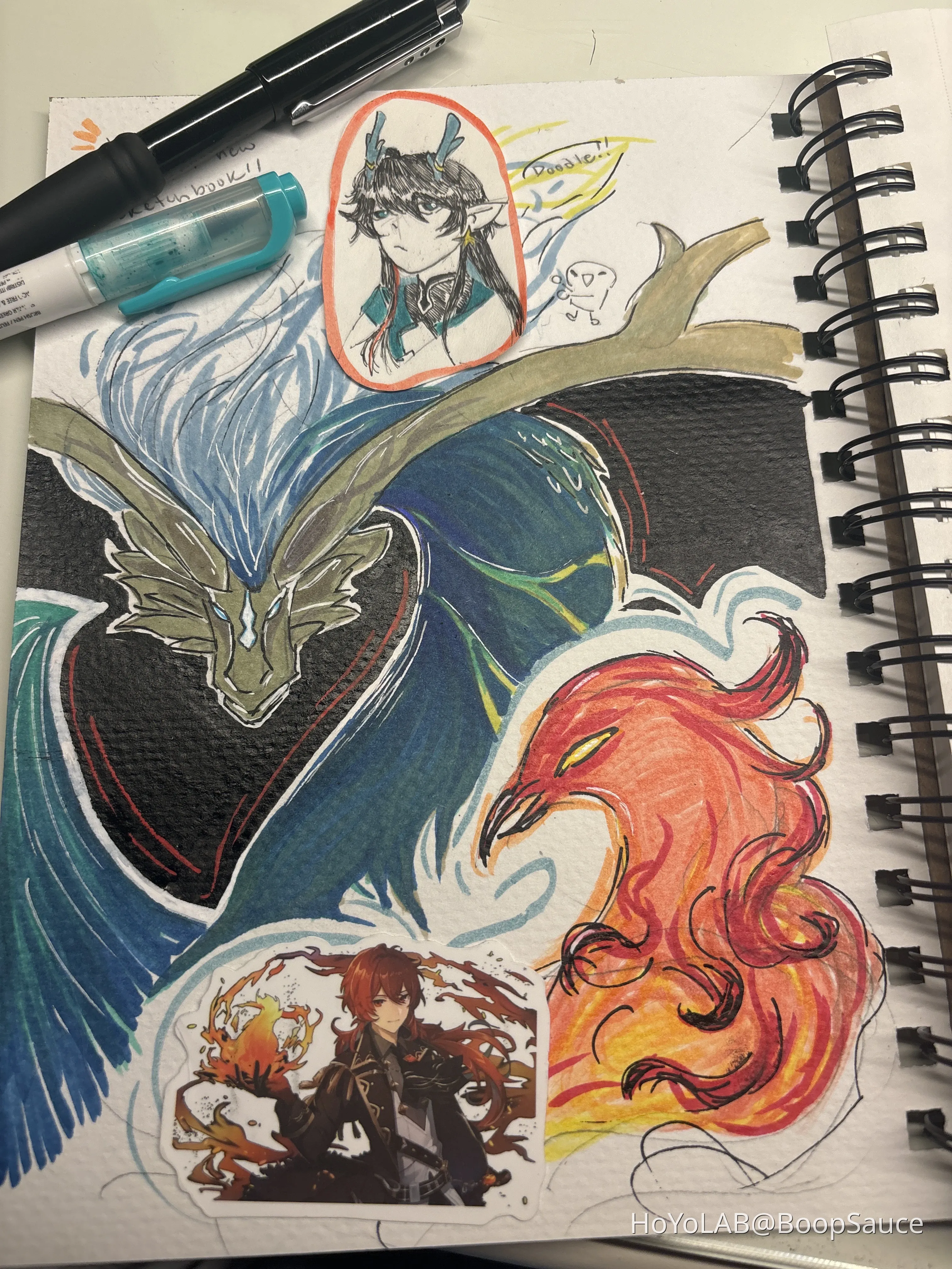 Another drawings updateeee | HoYoLAB