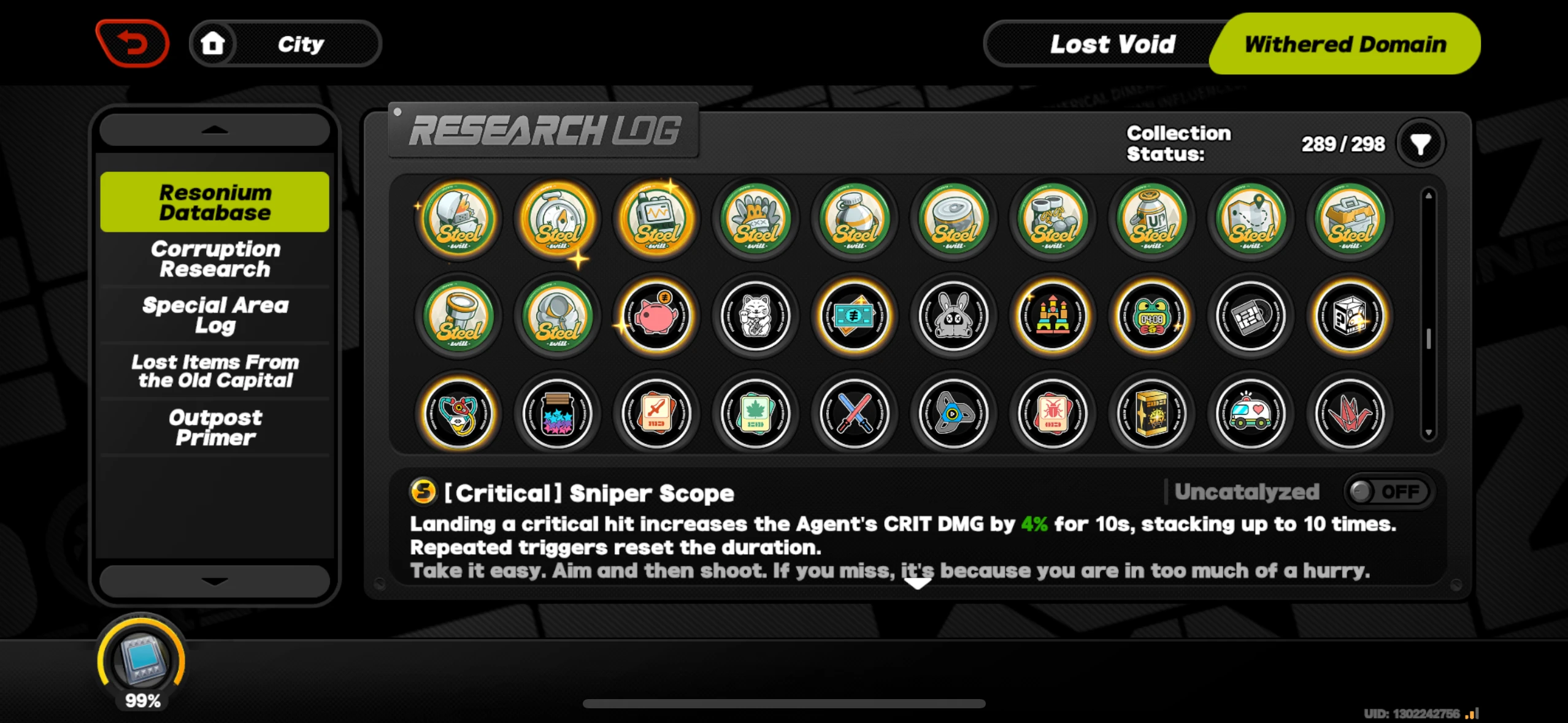 Wanted Resonium & Cards Zenless Zone Zero | HoYoLAB