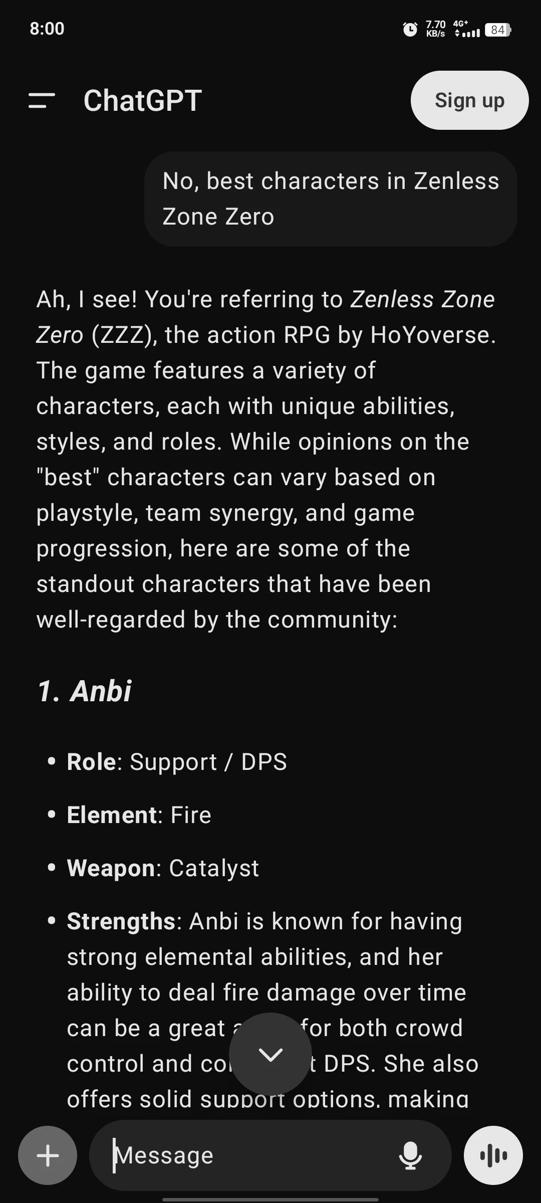 NEVER Let ChatGPT cook 💀 Zenless Zone Zero | HoYoLAB