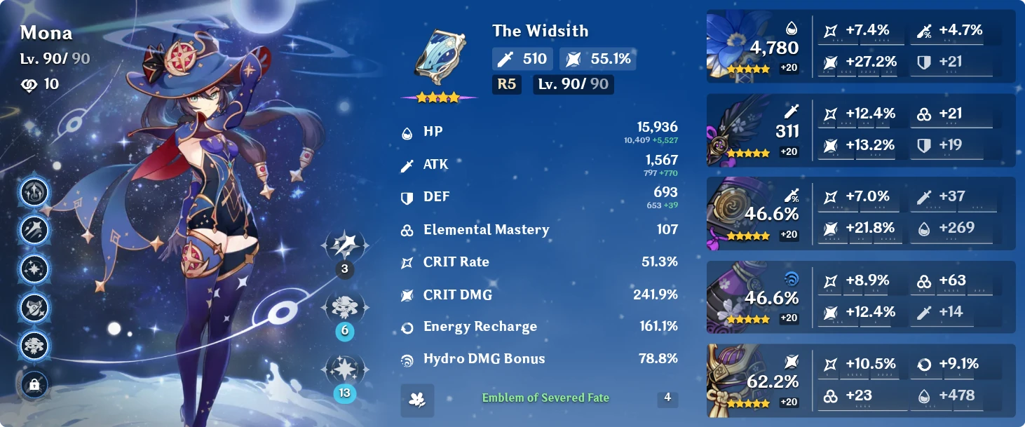 Mona Build Genshin Impact | HoYoLAB