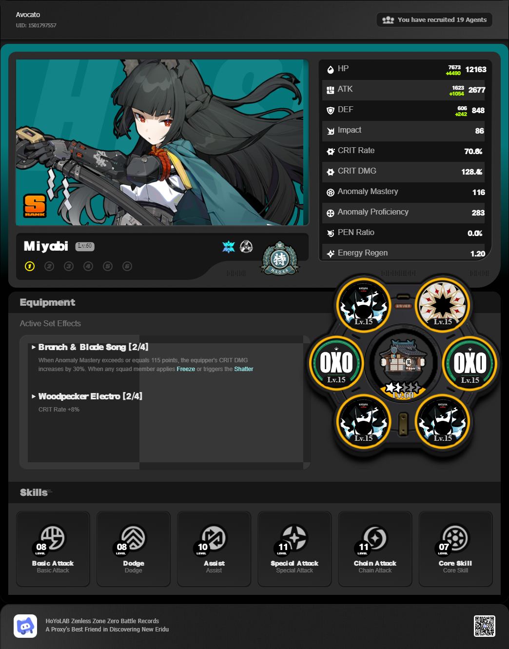 Proud of my Miyabi build so far (Still requires a bit of work, I would show the Disk drive stats ...