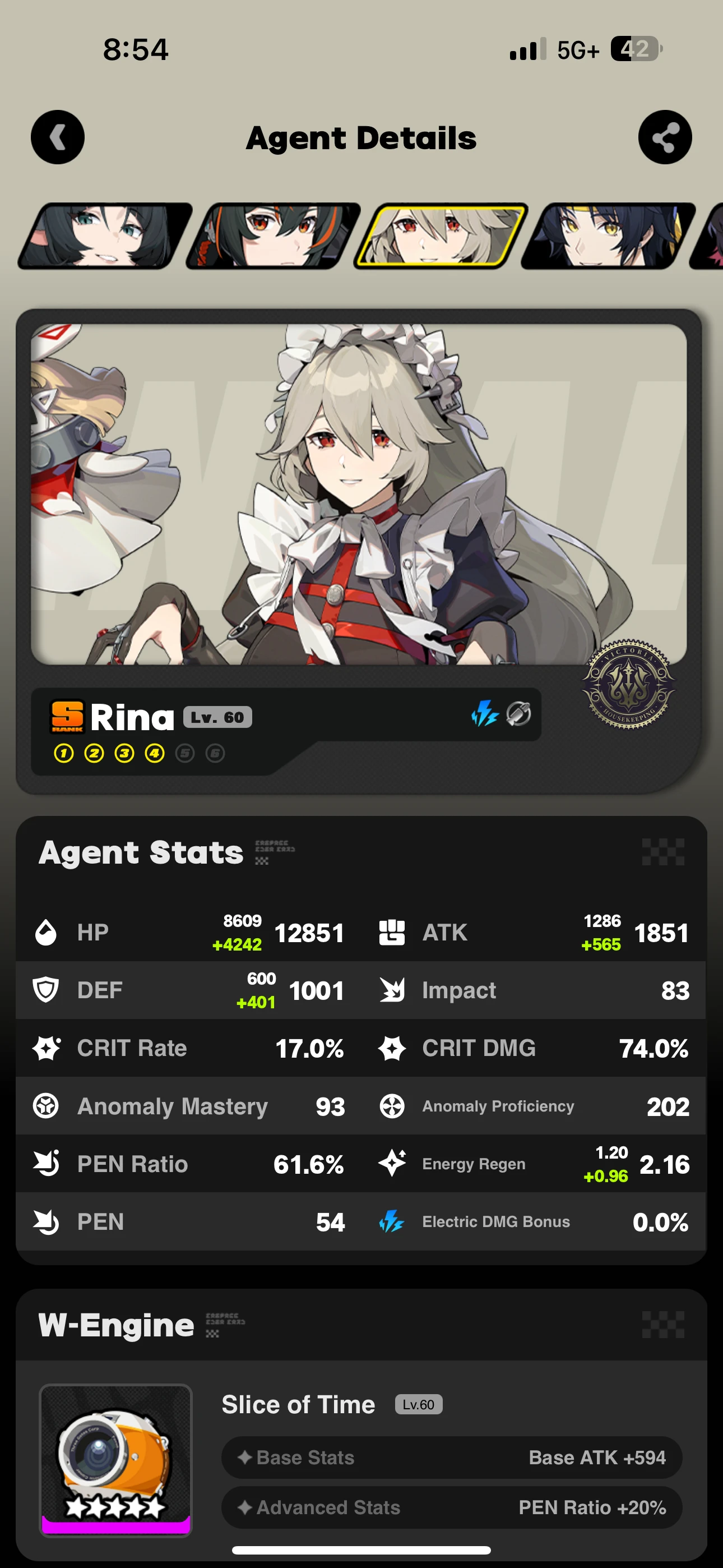 M4 rina build Zenless Zone Zero | HoYoLAB