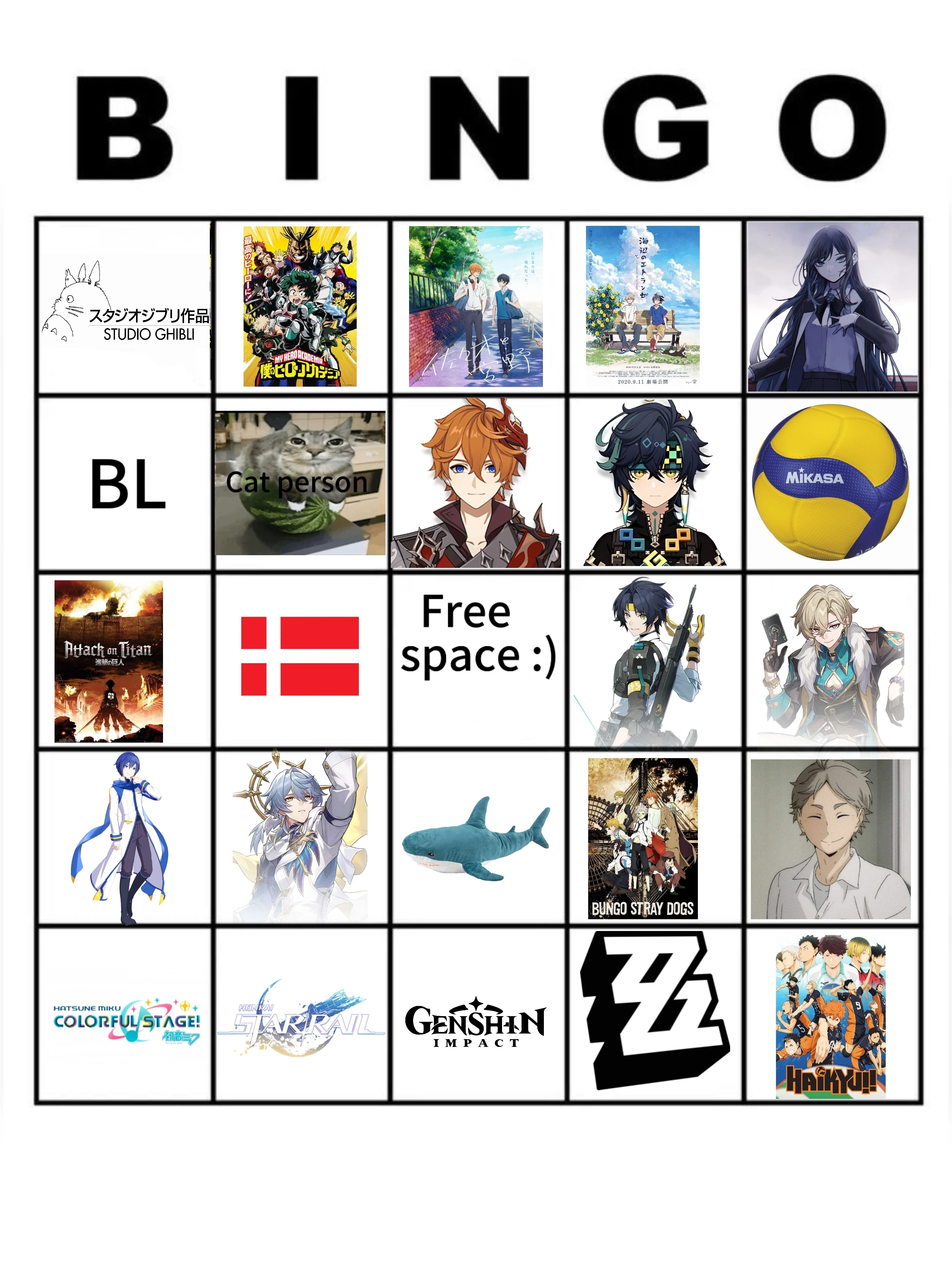 UPDATED BINGO 🗣🗣🔥🔥🔥 | HoYoLAB