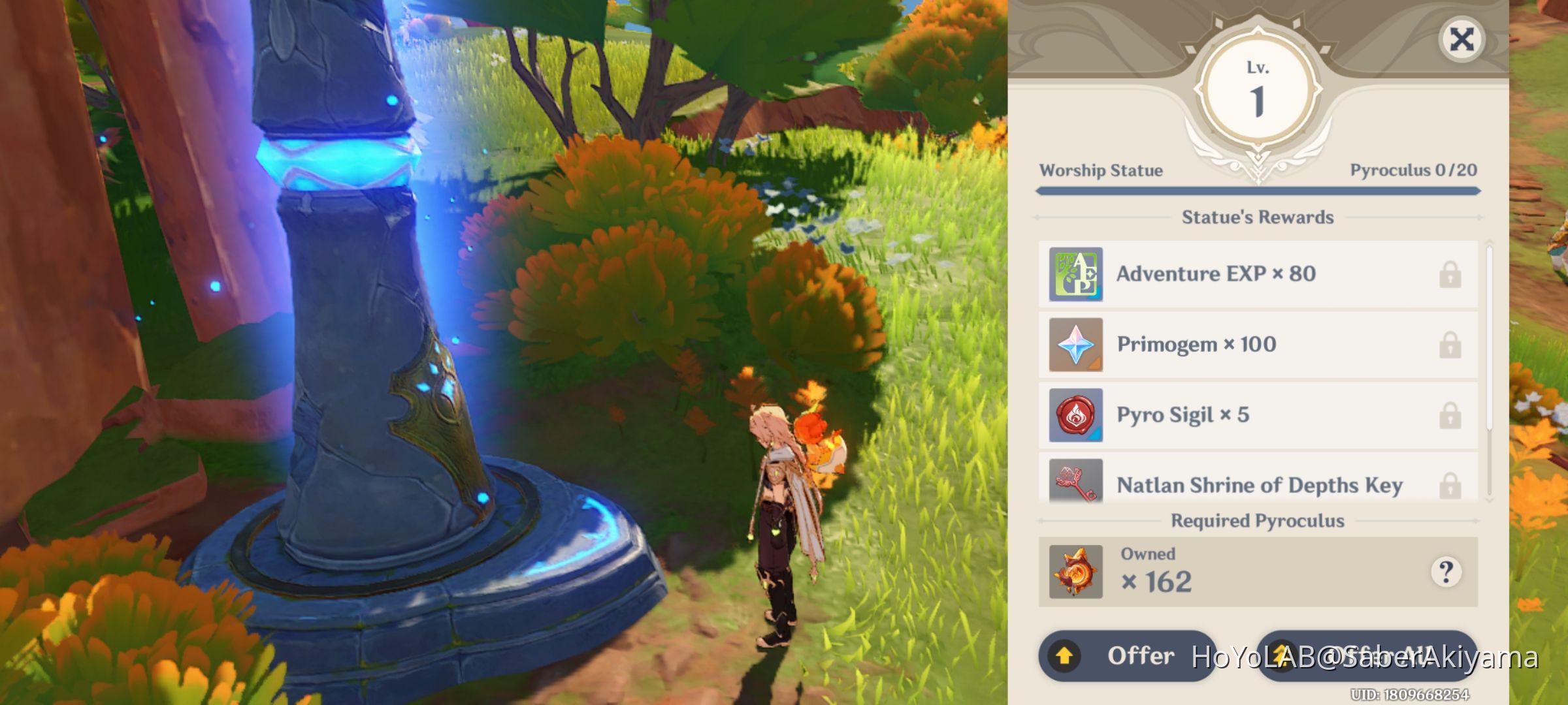 I have 162 Pyroculi on my hand Genshin Impact | HoYoLAB