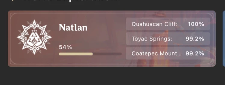 If the current natlan map is only 54%, then… Genshin Impact | HoYoLAB