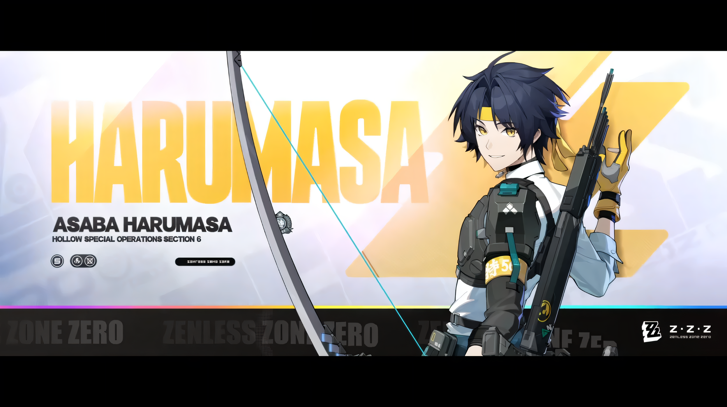 Screenshots from Asaba Harumasa's trailers in HQ Zenless Zone Zero ...