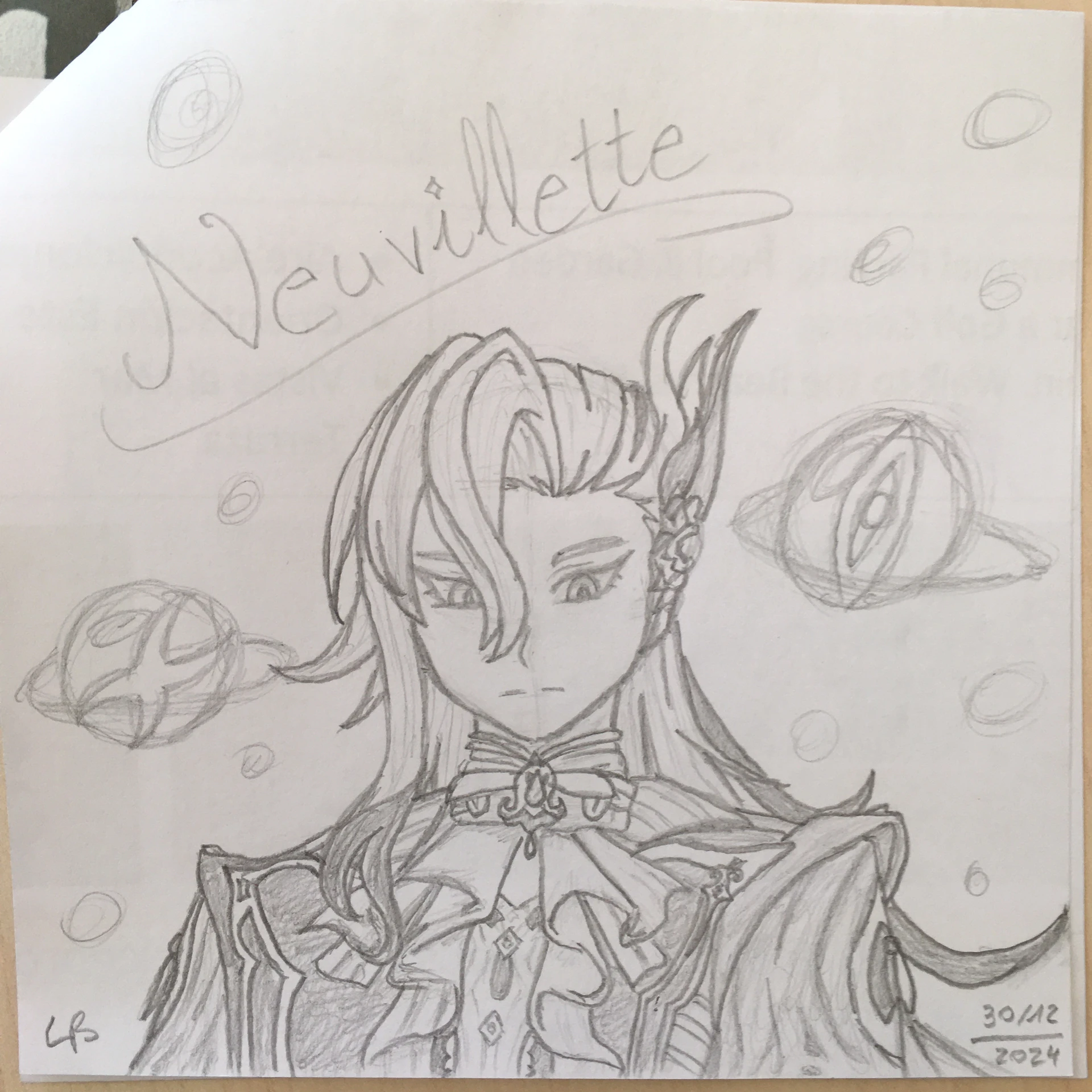 Neuvillette Sketch Genshin Impact | HoYoLAB