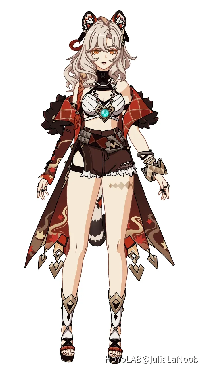 Kazuha and Xilonen color swap! Genshin Impact | HoYoLAB